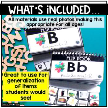 Alphabet Adapted Books for Letter E with Real Photos - Teach Love Autism