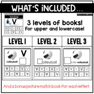 Alphabet Adapted Books for Letter V with Real Photos - Teach Love Autism