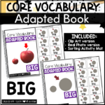 Core Vocabulary Adapted Book, Communication Board, and Activities: EAT ...