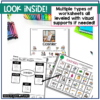 Cashier Reading Comprehension Passages and Worksheets with Visual ...