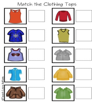 Clothing Independent Work Binder Bundle - Teach Love Autism