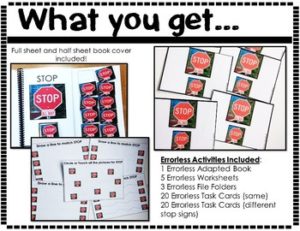 Community Sign Errorless Adapted Book and Activities: SCHOOL CROSSING ...