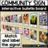 Life Skills Classroom Decor | Interactive Community Signs Bulletin ...