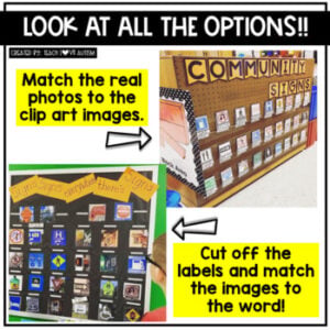 Life Skills Classroom Decor | Interactive Community Signs Bulletin ...