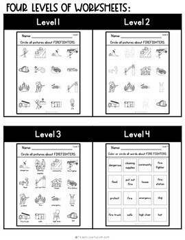 Community Workers Reading Visually Comprehension Growing Mini Bundle ...