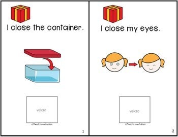 Core Vocabulary Adapted Book: Close - Teach Love Autism