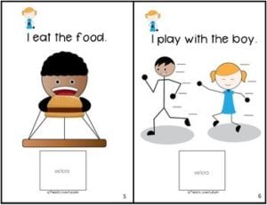 Core Vocabulary Adapted Book: I - Teach Love Autism