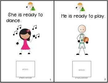 Core Vocabulary Adapted Book: READY - Teach Love Autism