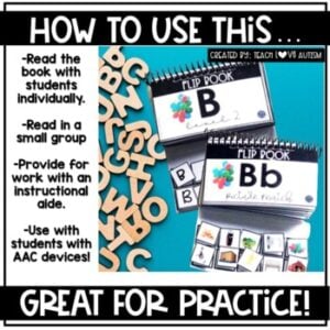 Errorless Alphabet Adapted Books with Real Photos BUNDLE - Teach Love ...