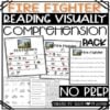 Fire Fighter Reading Visually Comprehension - Teach Love Autism