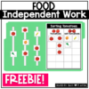 Food Independent Work Binder FREEBIE - Teach Love Autism