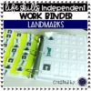 Geography Independent Work Binder: Landmarks - Teach Love Autism