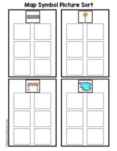 Geography Independent Work Binder: Map Symbols - Teach Love Autism