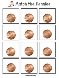 Learning Money Skills with Coins Pack - Teach Love Autism