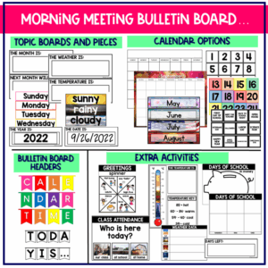 Morning Meeting | Calendar Time | Circle Time | Bundle for Special ...