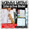 Morning Meeting | Circle Time | Calendar Time | Printable Binder ...