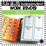 Produce Independent Work Binder - Teach Love Autism