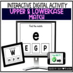 Upper and Lowercase Match Digital Task Cards and Boom Cards - Teach ...