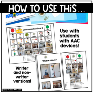 WH Question Adapted Books for Special Education and Speech Therapy Set ...