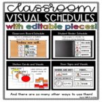Classroom Visual Schedule and Station Cards for Special Education ...