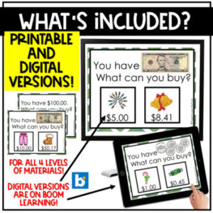 Counting Money Task Card Activity: Winter FREEBIE - Teach Love Autism