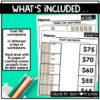 Counting Five Dollar Bills Worksheets - Teach Love Autism