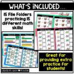 June Math File Folders - Teach Love Autism