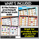 Back to School Math File Folders and Activities | AUGUST - Teach Love ...