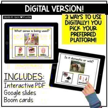 Science Task Cards Bundle | Printable and Digital - Teach Love Autism