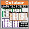 Halloween Math File Folders and Activities | OCTOBER - Teach Love Autism
