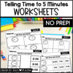 Telling Time Worksheets to Five Minutes - Teach Love Autism