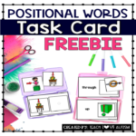 Positional Words Task Cards - Teach Love Autism