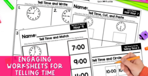 Worksheets for Learning to Tell Time to the Hour and More! - Teach Love ...