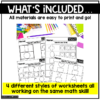 2D Shapes Picture Match | Geometry Math Worksheets | No Prep Math ...