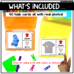 Clean or Dirty Task Cards - Teach Love Autism