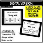 First Grade Sight Word Match | Reading Printable Task Cards | Boom ...
