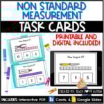 Non Standard Measurement | Math Printable Task Cards | Boom Cards ...