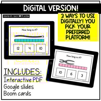Non Standard Measurement | Math Printable Task Cards | Boom Cards ...