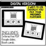 Subitizing | Number Sense | Math Printable Task Cards | Boom Cards ...