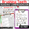 Brushing Teeth Reading Comprehension Passages and Worksheets for Life ...