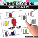 Winter Clothing Sorting Mats - Teach Love Autism