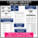 Cleaning Nails Reading Comprehension Passages and Worksheets for Life ...