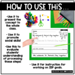 March Daily Writing Worksheets | Read, Trace, Write, and Build Activity ...