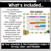 Editable Classroom Schedule Template PowerPoint - Teach Love Autism