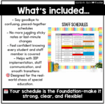 Editable Classroom Schedule Template PowerPoint - Teach Love Autism